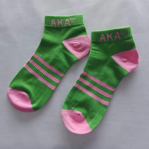 AKA Striped Ankle Socks - Max 3 Per order – PinkCocoaGifts.com