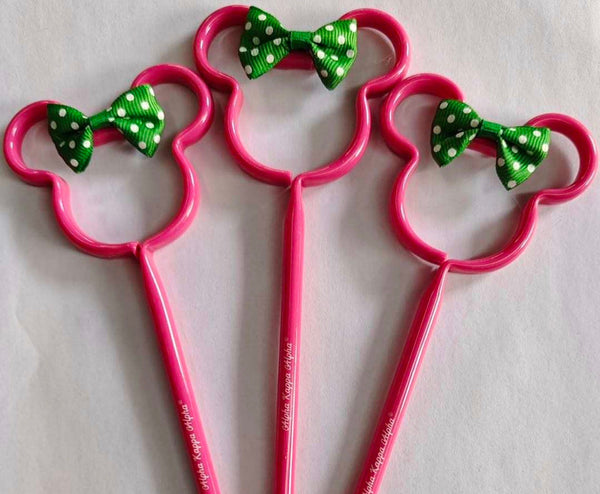 3 Minnie Mouse AKA Pens (Set of 3) – PinkCocoaGifts.com